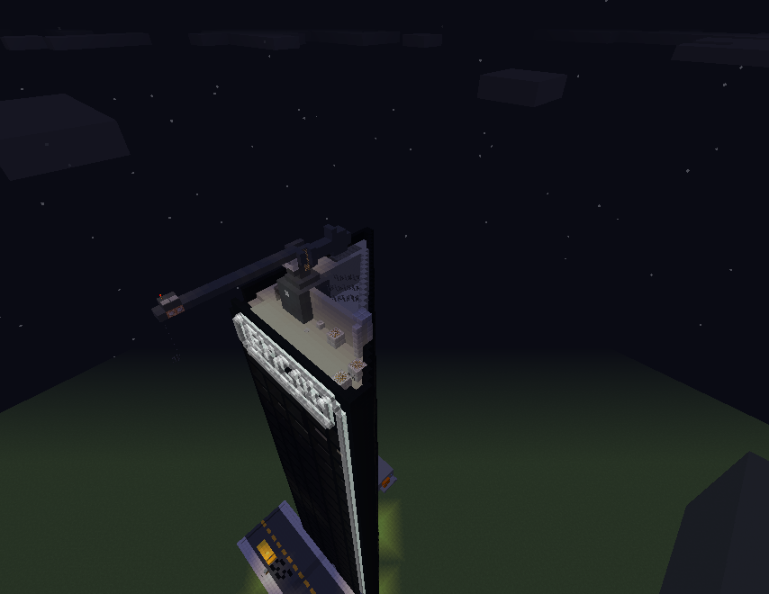 Tron Legacy's Encom Tower Minecraft Map