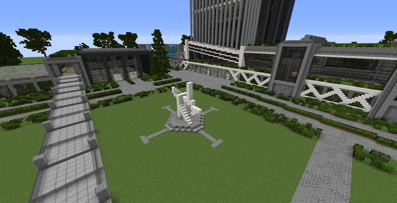 Garden Square Hotel and Convention Center Minecraft Map