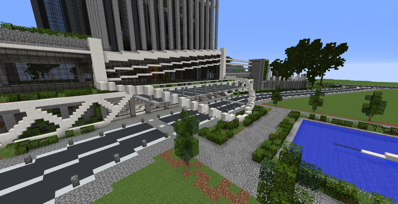 Garden Square Hotel and Convention Center Minecraft Map