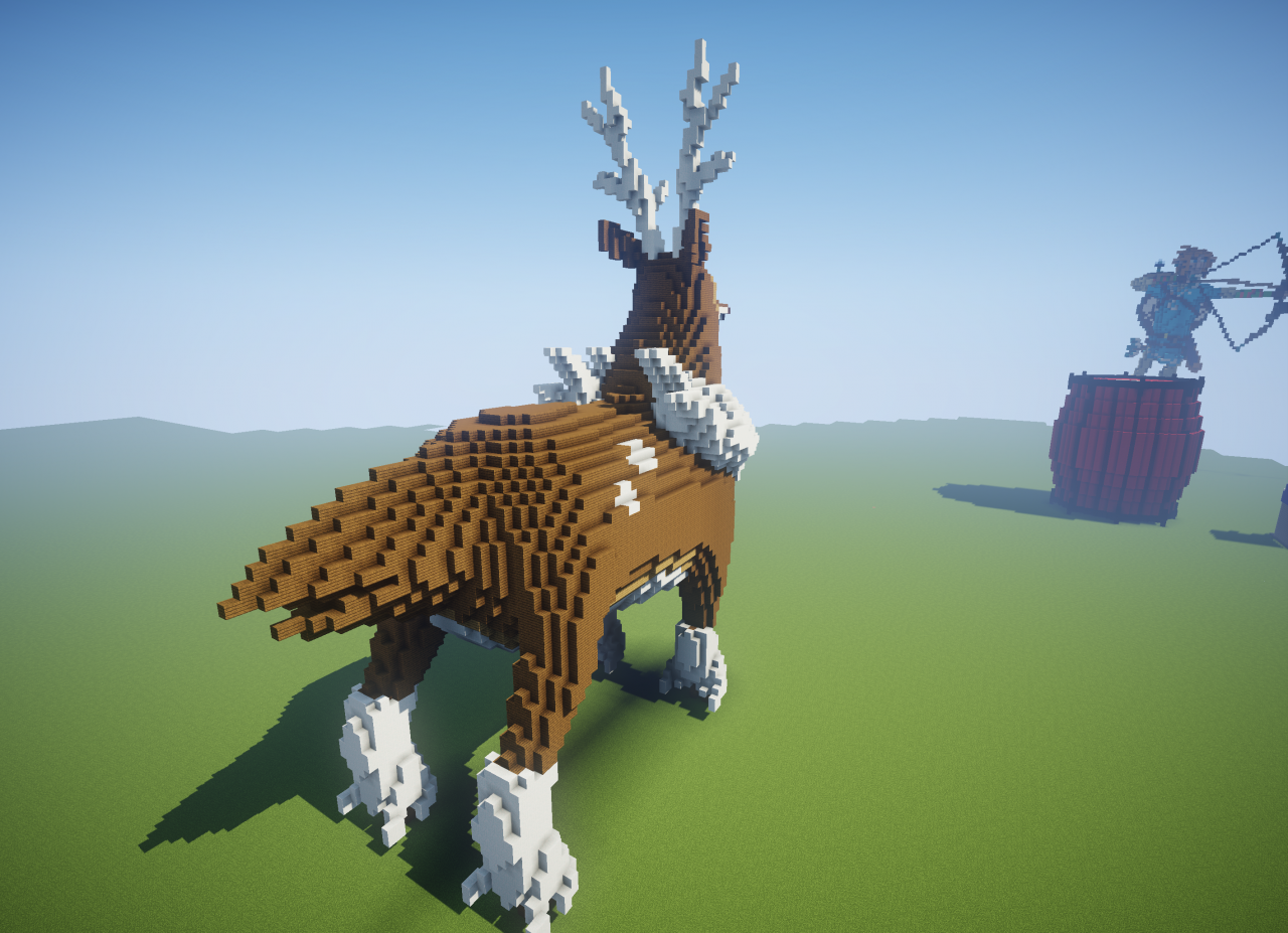 Sawsbuck Winter/ Haydaim Hiver Pokemon Organic Minecraft Map