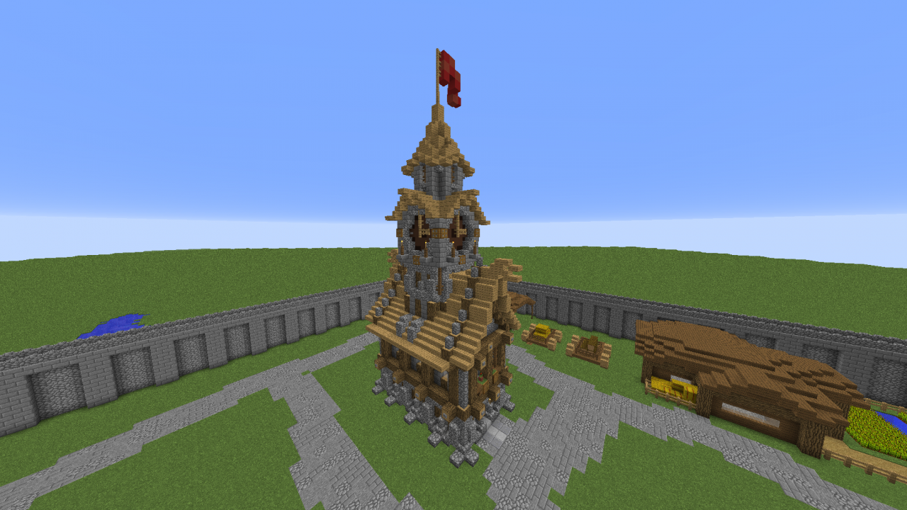 Big Medieval Castle Minecraft Map