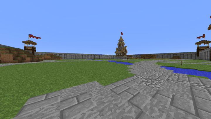 Big Medieval Castle Minecraft Map
