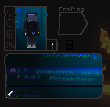 GUI Texurepack | Blue Glitched Texture Minecraft Texture Pack