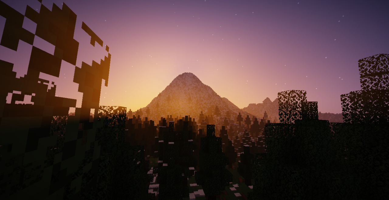 Snowy Peaks (2k by 2k Landscape) Minecraft Map