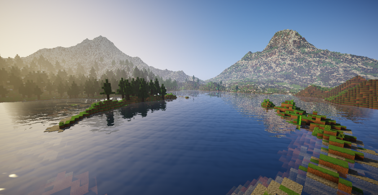 Snowy Peaks (2k by 2k Landscape) Minecraft Map