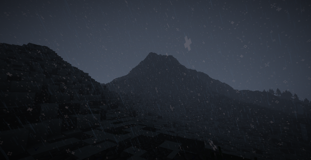 Snowy Peaks (2k by 2k Landscape) Minecraft Map