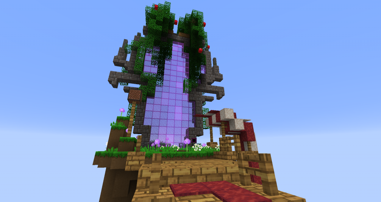 Floating island / Small spawn or Hub Minecraft Map