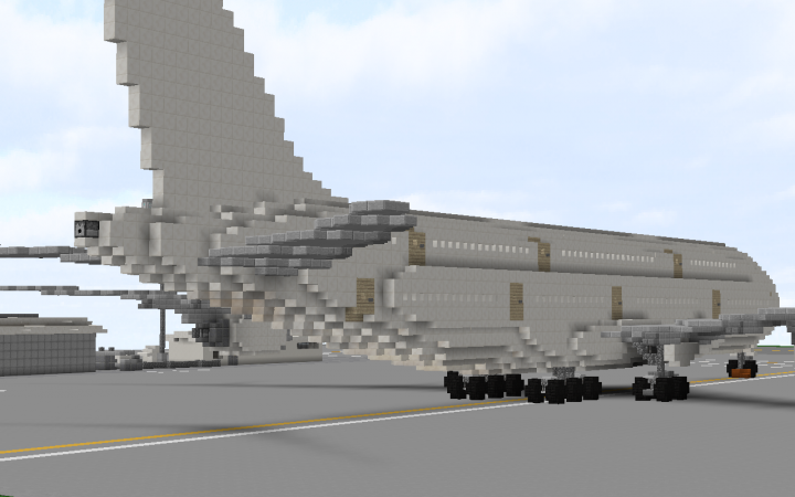Minecraft Airbus A380-800 Minecraft Map