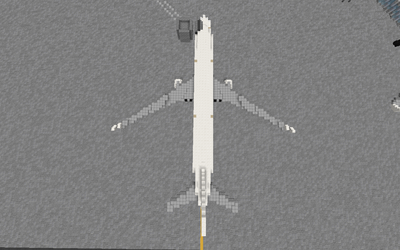 Boeing 757-200 Minecraft Map