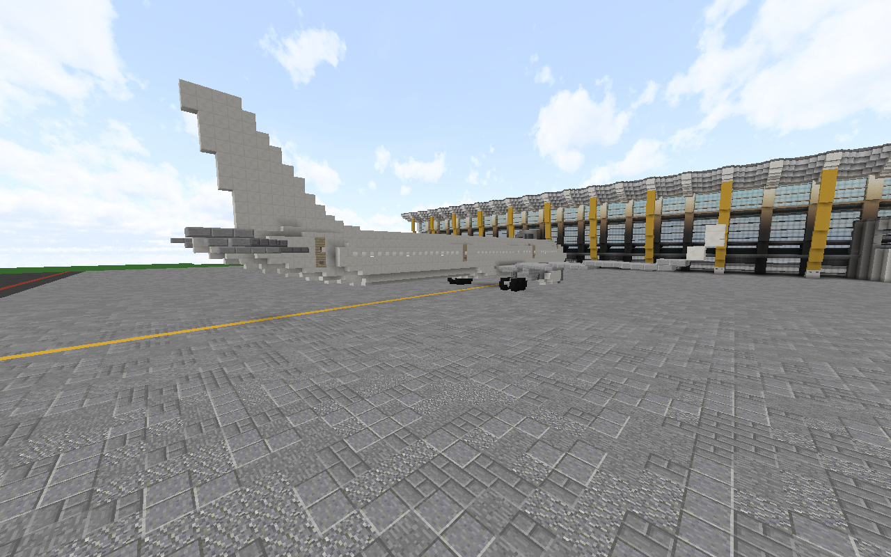 Boeing 757-200 Minecraft Map