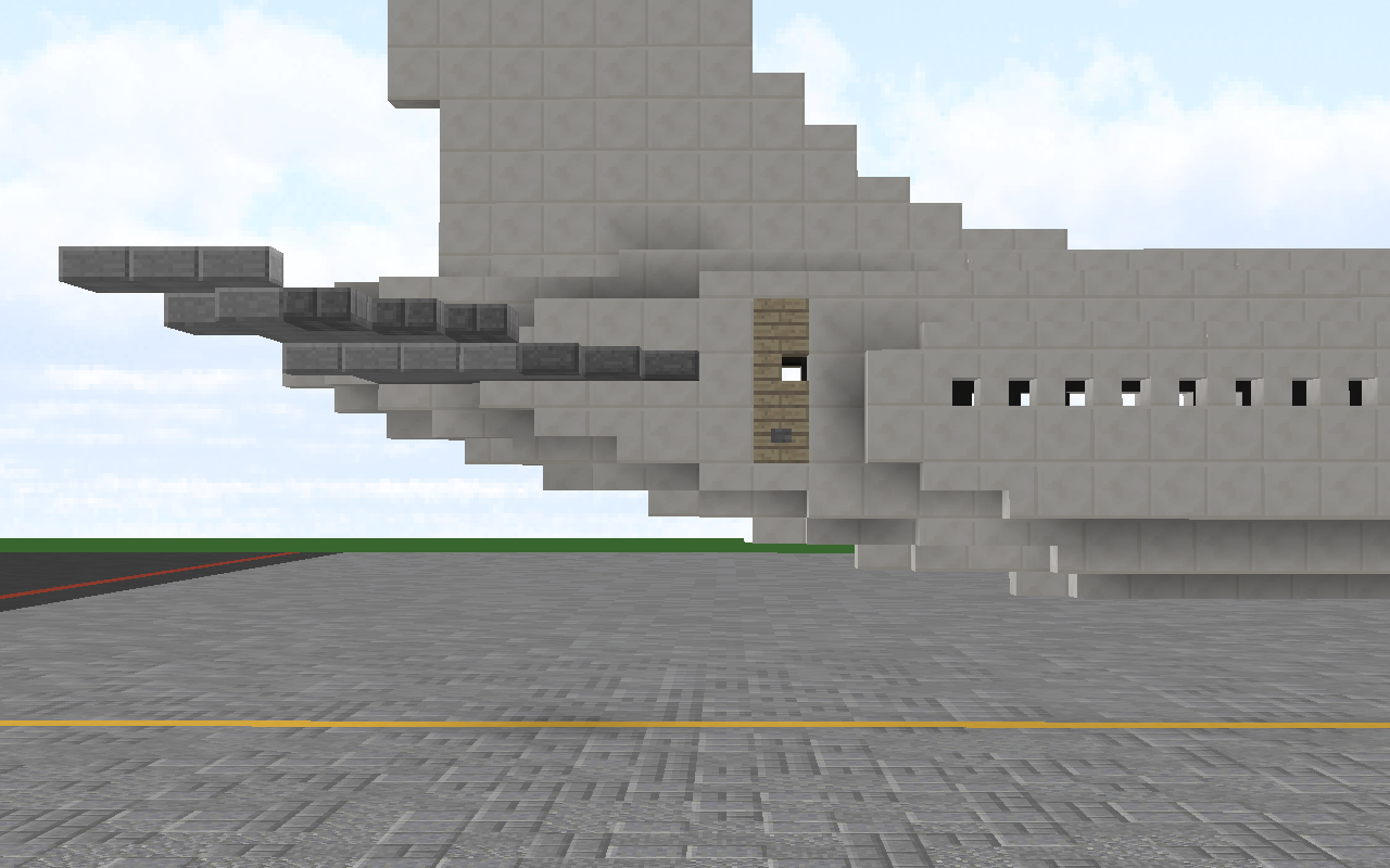 Boeing 757-200 Minecraft Map