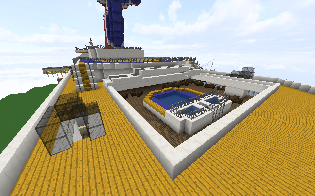 Carnival Victory Cruise ship Minecraft Map