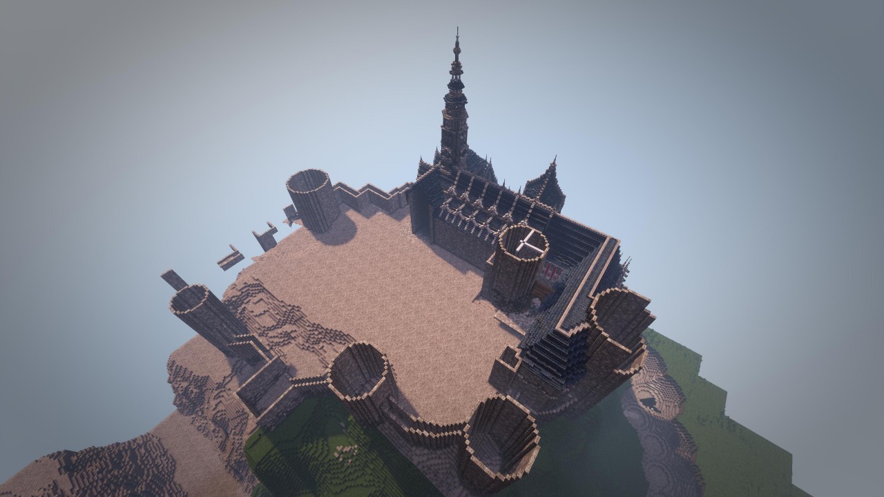 Elven City medieval castles Minecraft Map