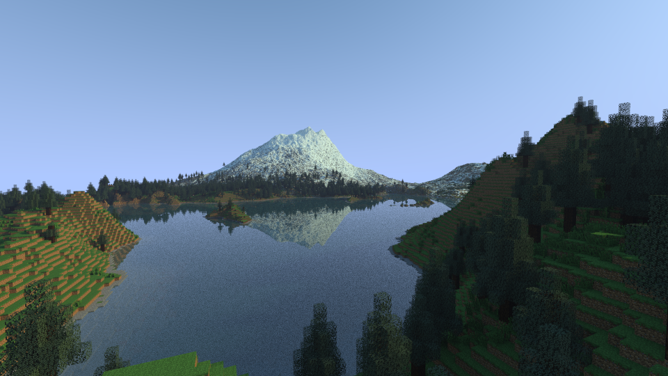 Snowy Peaks (2k by 2k Landscape) Minecraft Map