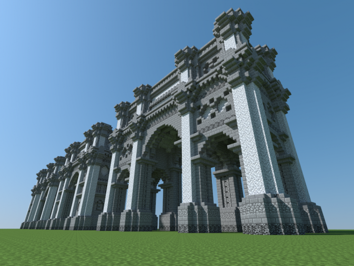 Roman Triumphal Arch Building Pack & Other Assorted Monuments Minecraft Map