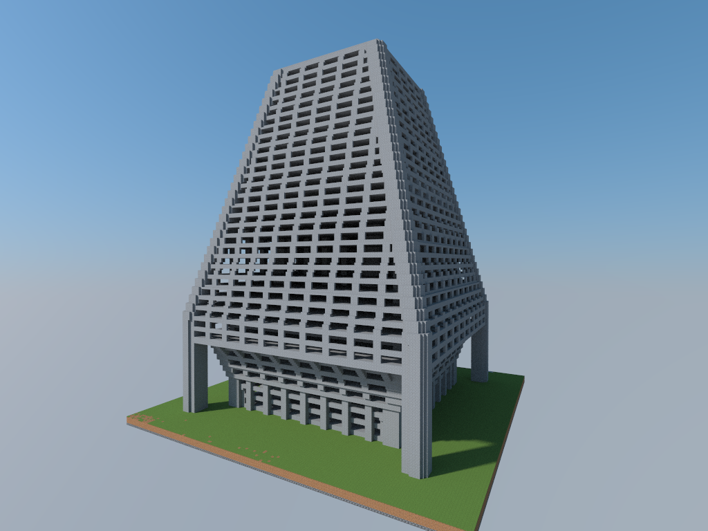 Plymouth Arcology - Sim City 2000 Minecraft Map