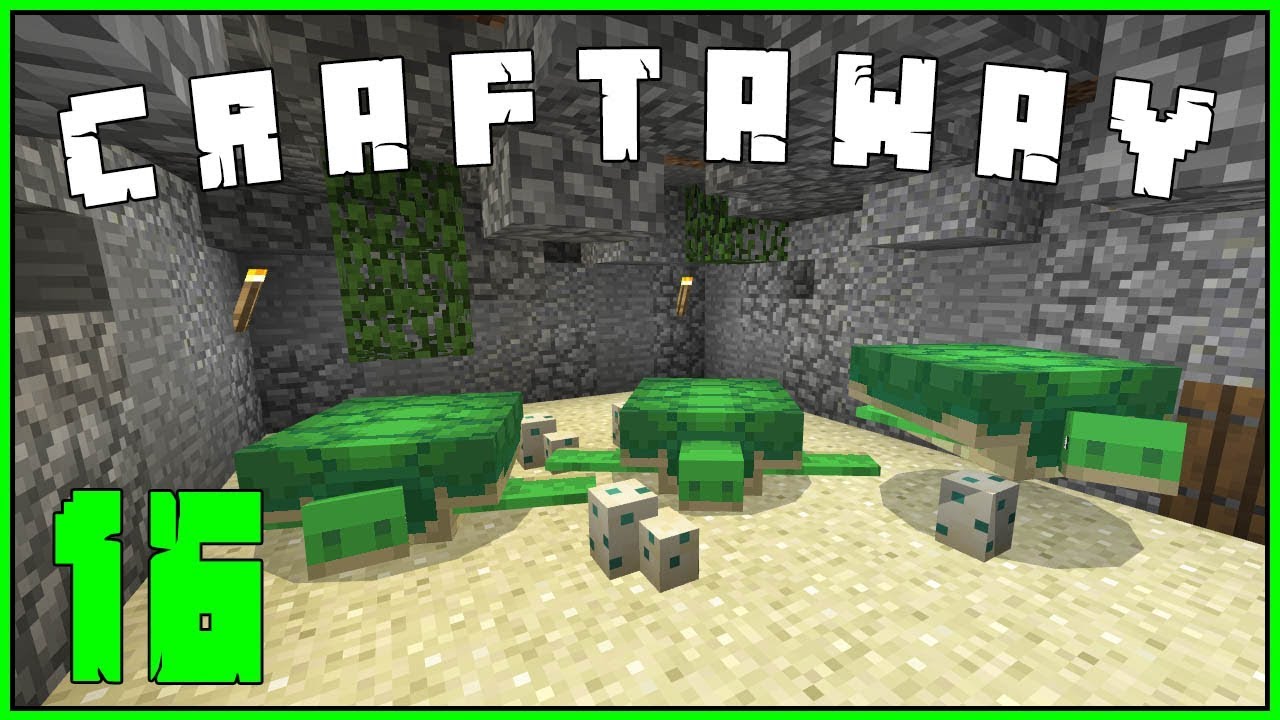 EASY TURTLE SCUTE FARM (Minecraft) Minecraft Project