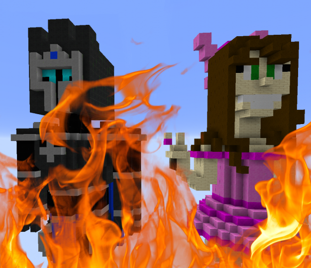 Pat & Jen Burning Map! Minecraft Map