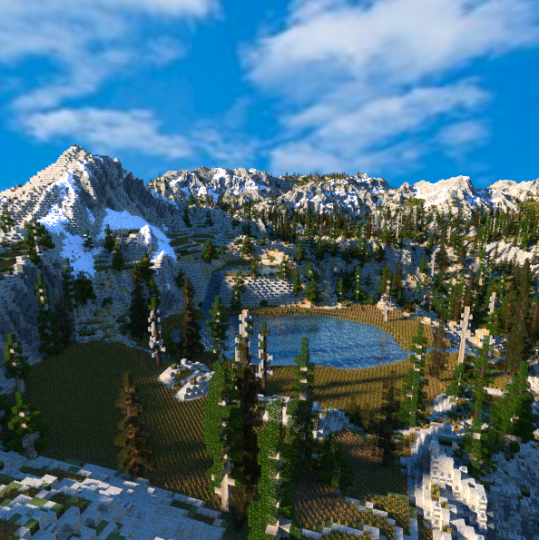 Payette National Forest | Mountains | Idaho Minecraft Map