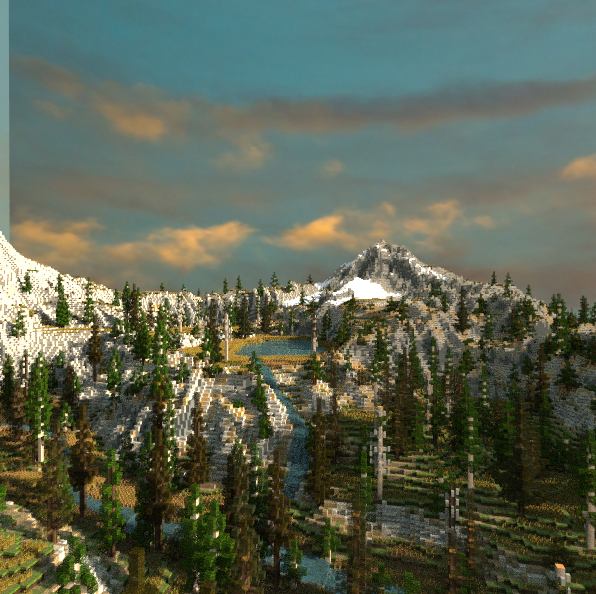 Payette National Forest | Mountains | Idaho Minecraft Map