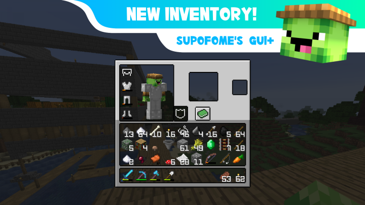🐢 Supofome's New GUI+ Minecraft Texture Pack