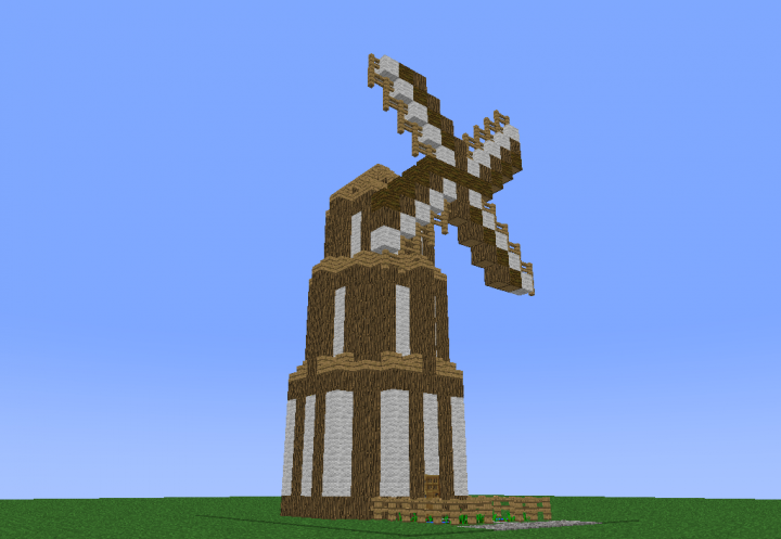 Windmill with Farm Minecraft Map