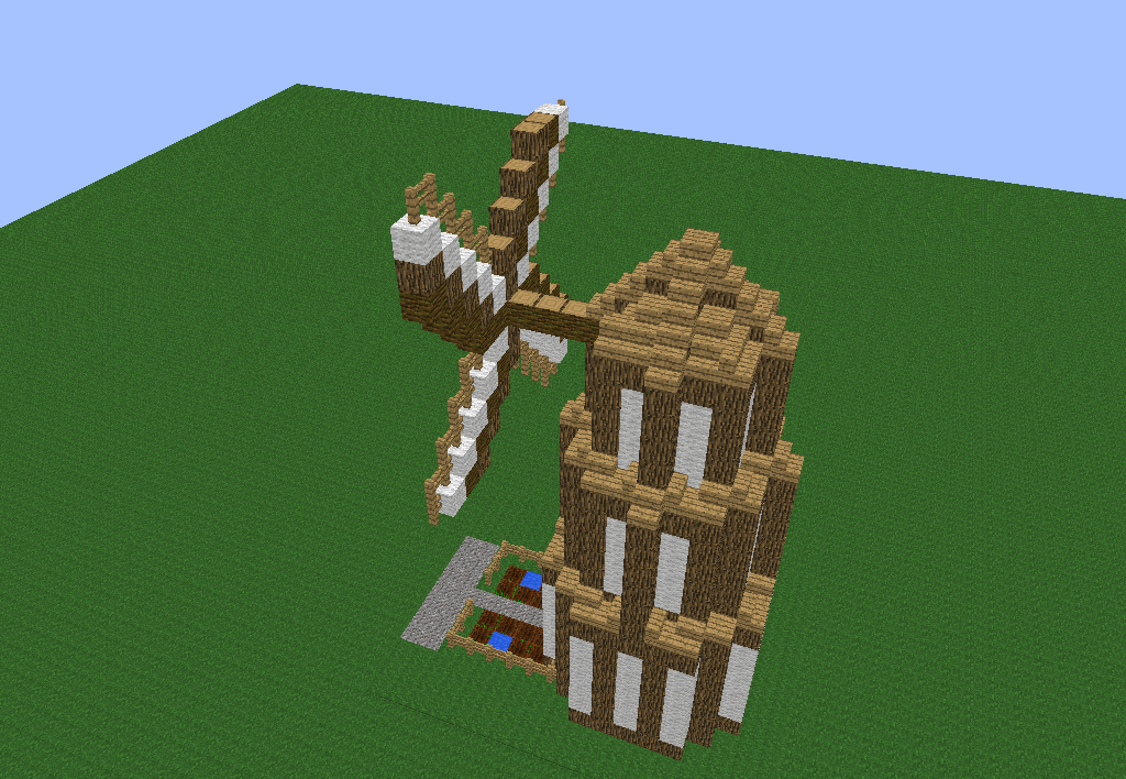 Windmill with Farm Minecraft Map