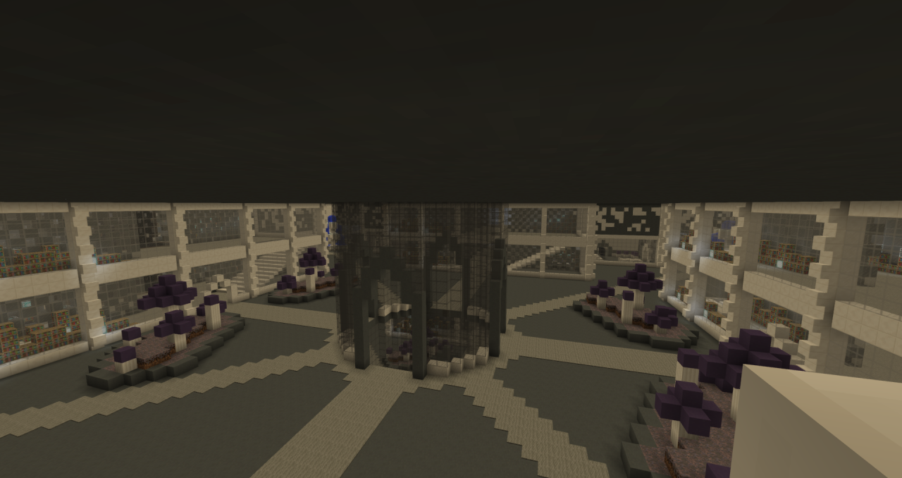 The Skyscraper of Ríkeënblákflä (Alien Planet) Minecraft Map