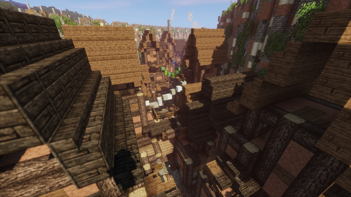 Yhelin, the Medieval Metropolis. [Lived In] Minecraft Map