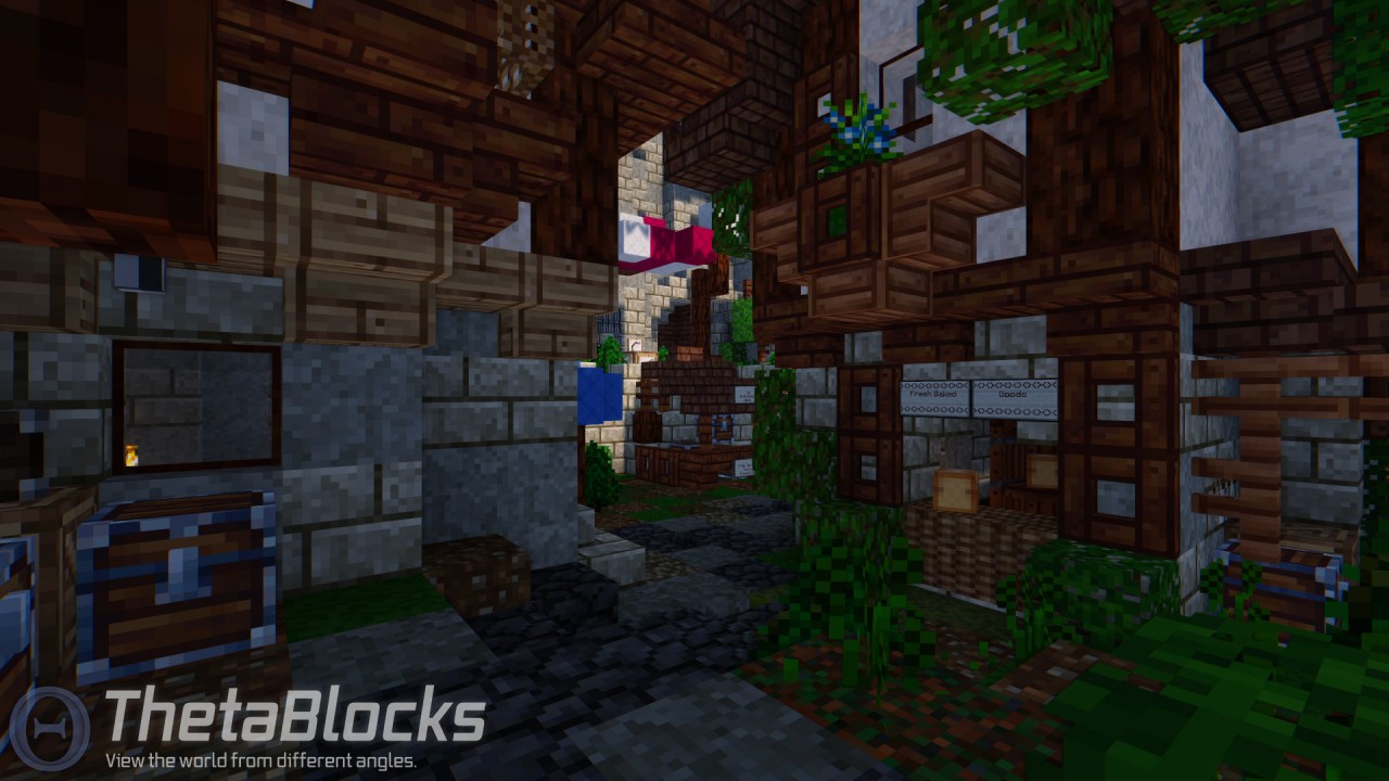 The Merchant Town of Thimbleton Minecraft Map