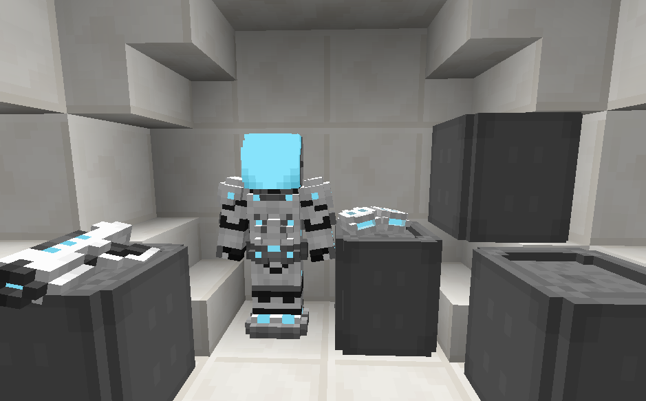 Futuristic content pack for Armourers Workshop Minecraft Mod