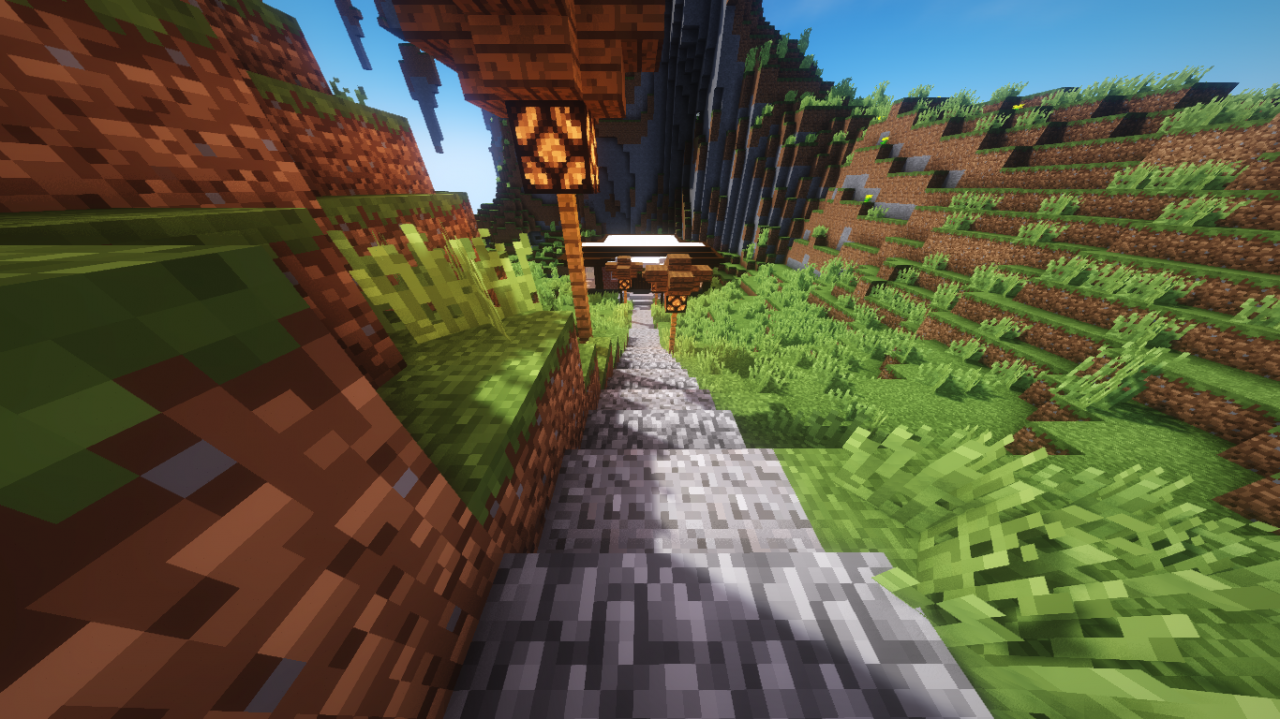 A small house with a lake Minecraft Map