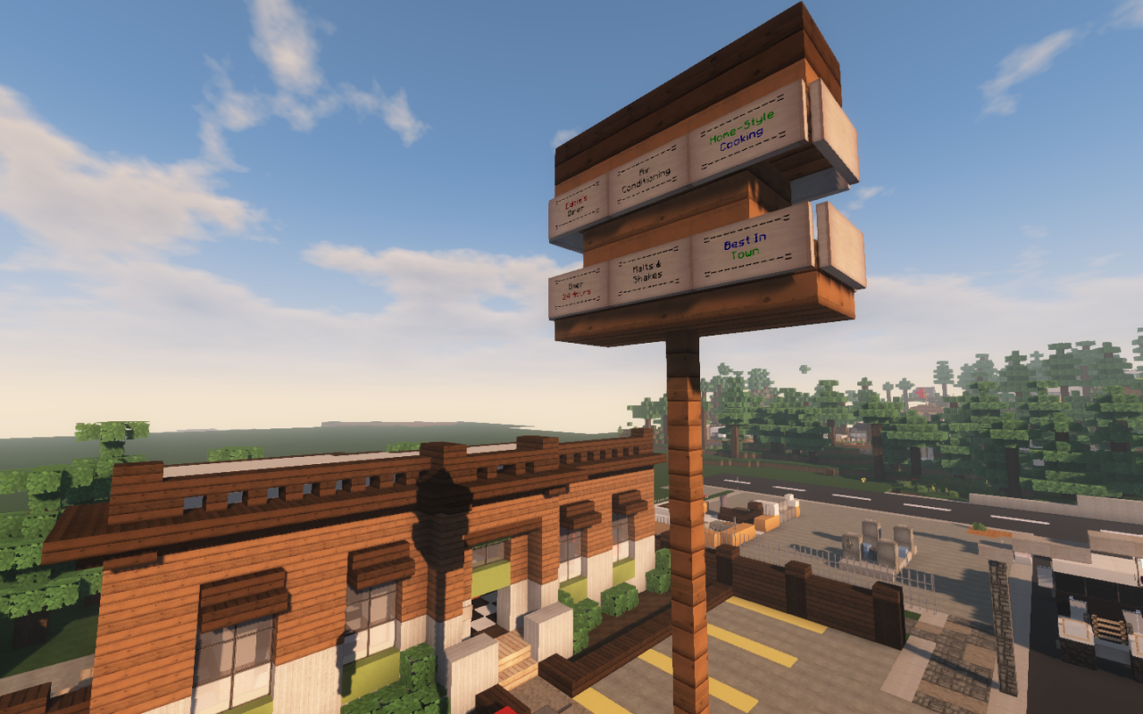 Diner Minecraft Map