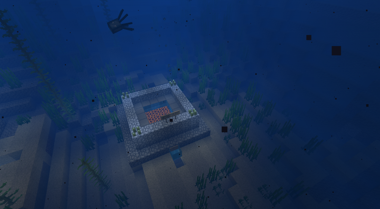 Underwater XP Farm / Secret Base Minecraft Map