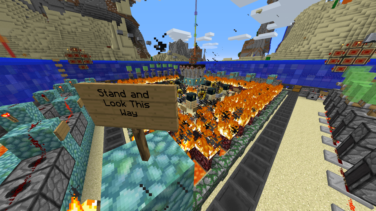 Minecraft Benchmark v2 Minecraft Map