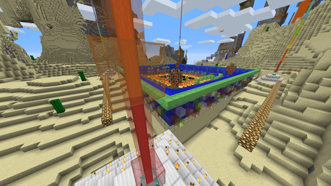 Minecraft Benchmark v2 Minecraft Map