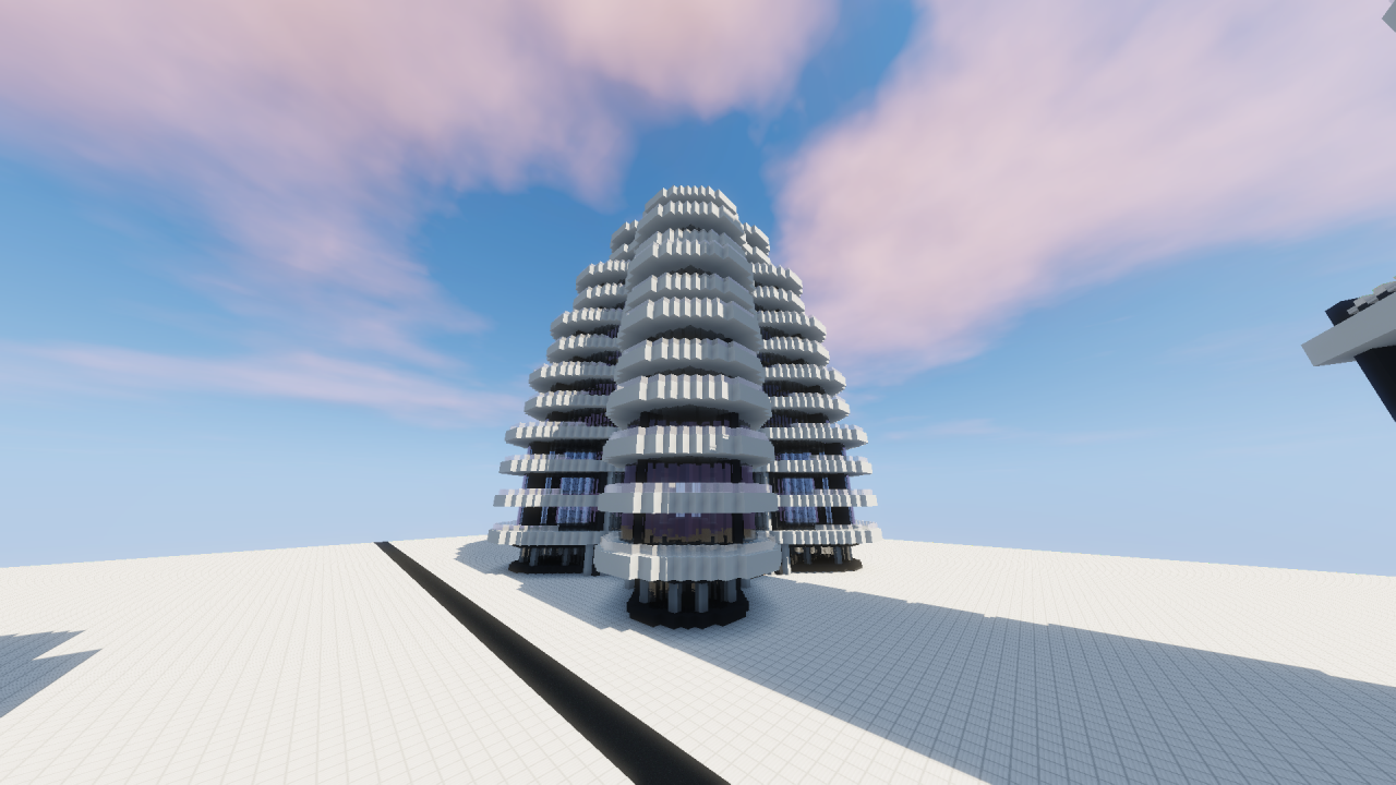 "The X-Tower" By ClemsDX - Schematic Minecraft Map