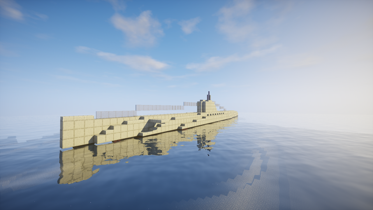 German WW2 Uboat | Type XXI | [1:1] Minecraft Map