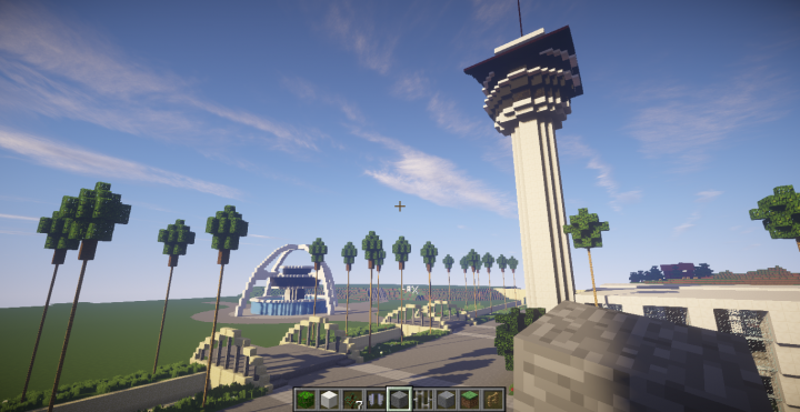 LAX Airport Los Angeles Minecraft Map