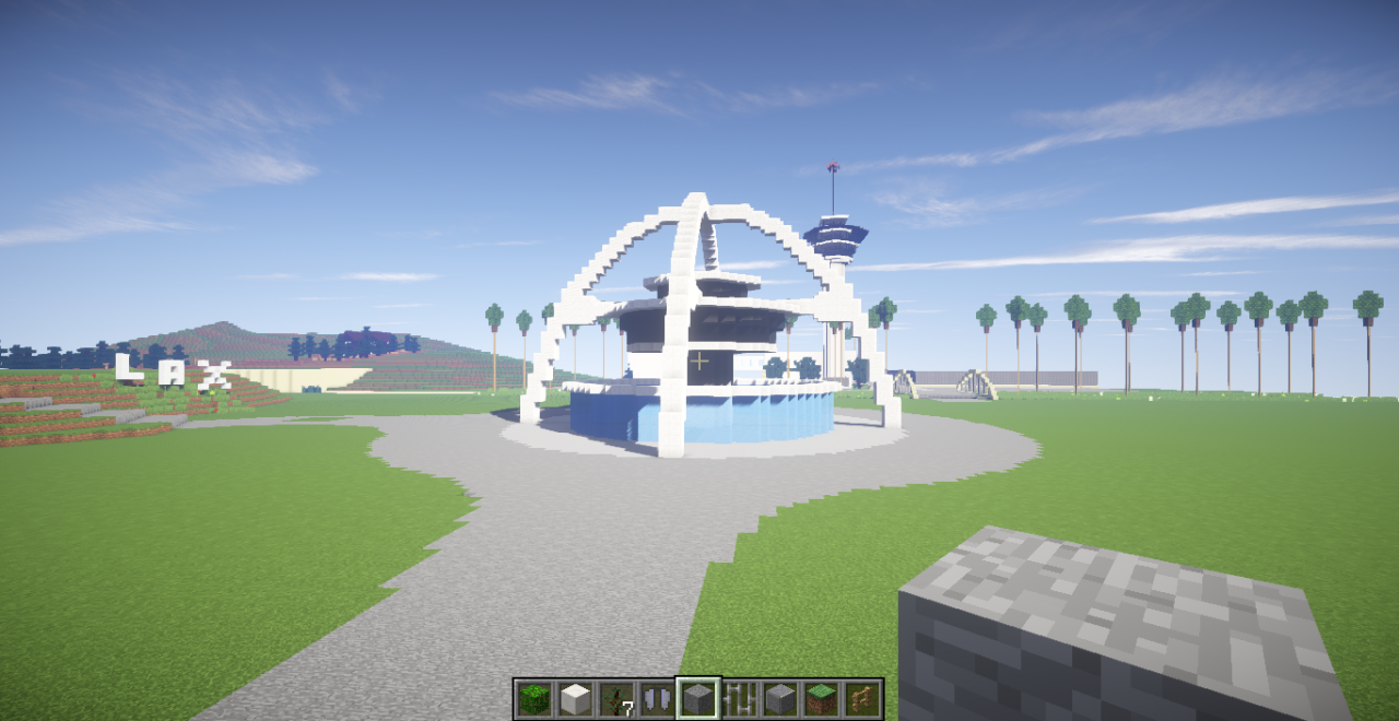 LAX Airport Los Angeles Minecraft Map