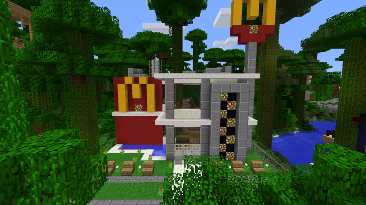 Mc Donnald restaurant Minecraft Map