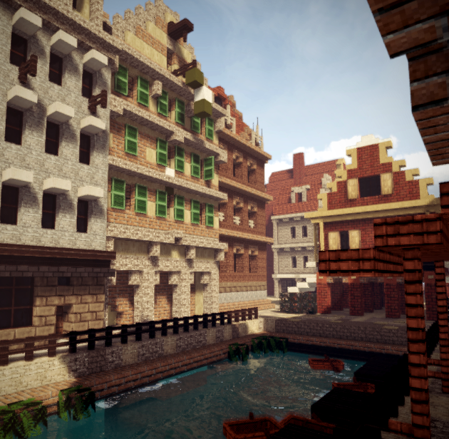 Vlasmarkt, Rotterdam, Netherlands Minecraft Map