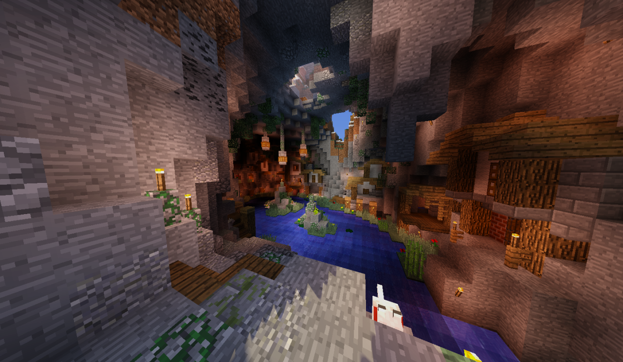 Cavern Home Minecraft Map