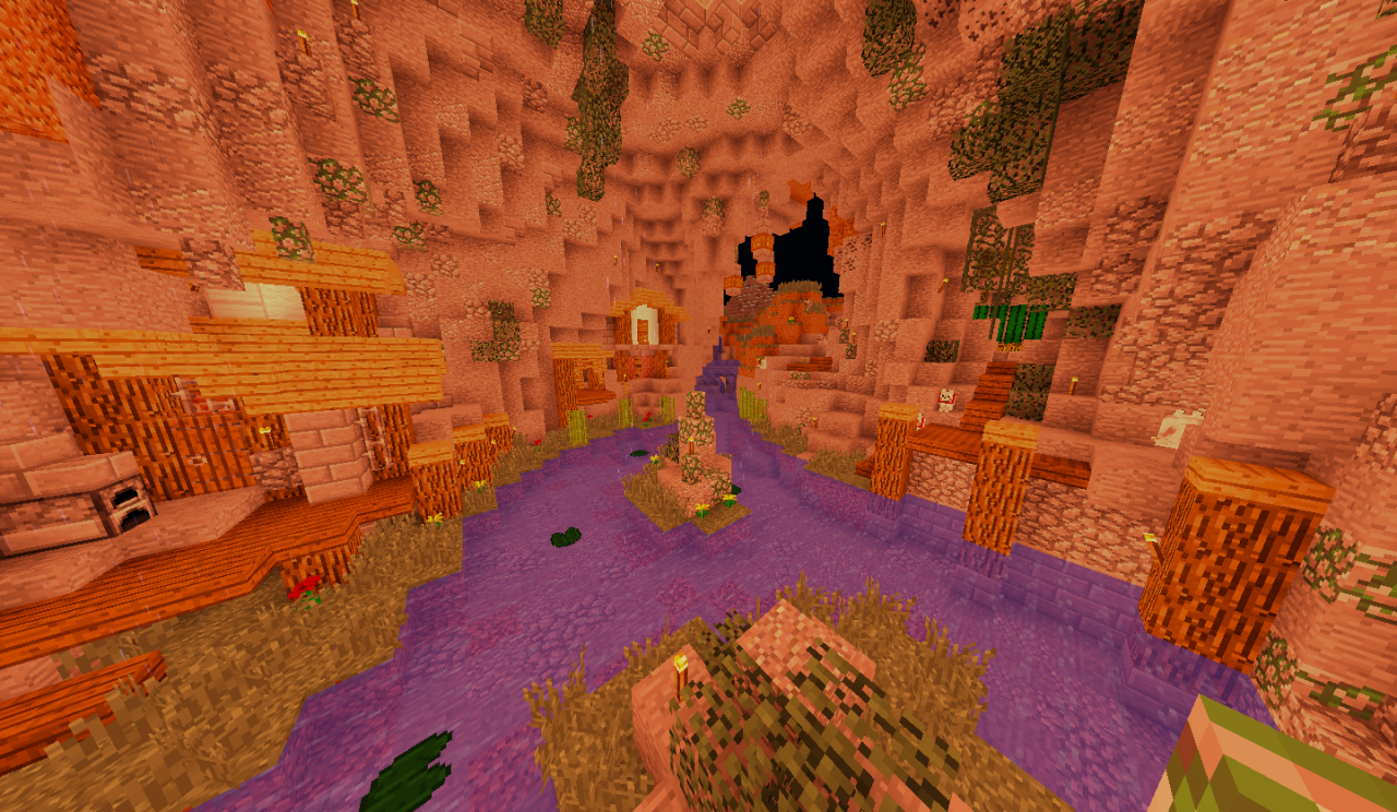 Cavern Home Minecraft Map
