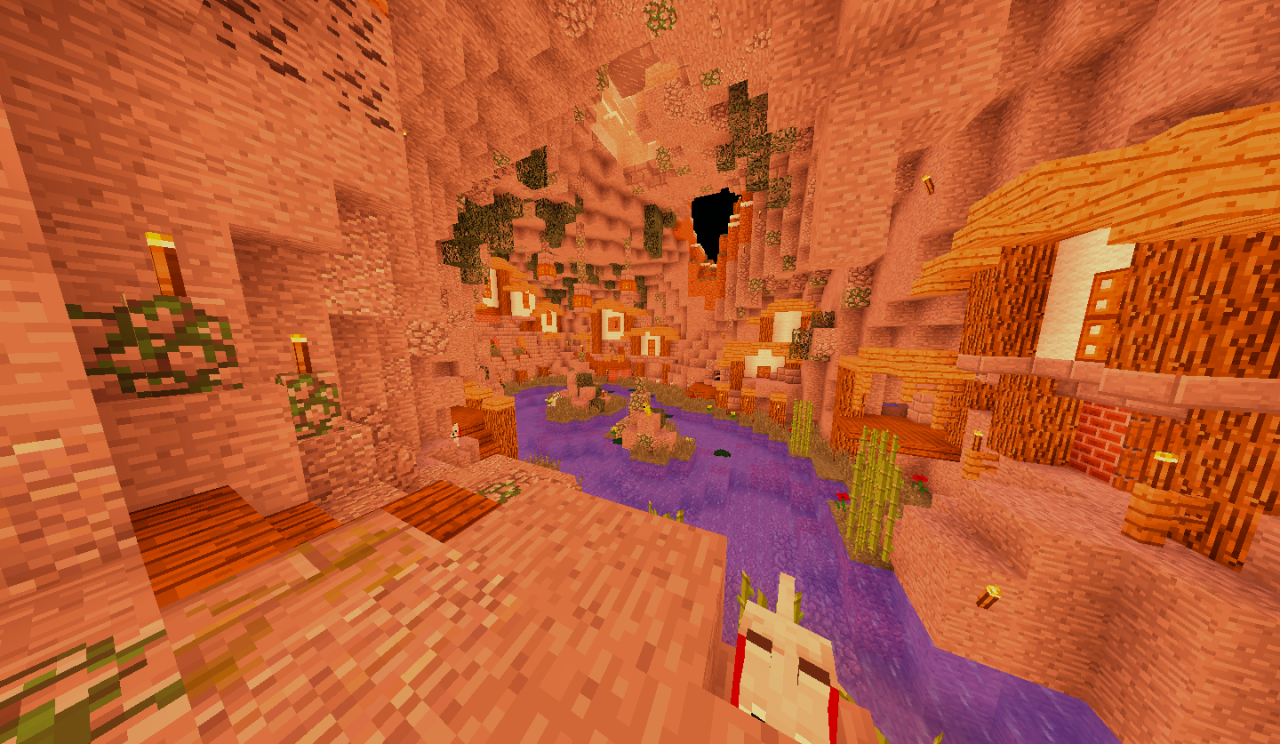 Cavern Home Minecraft Map