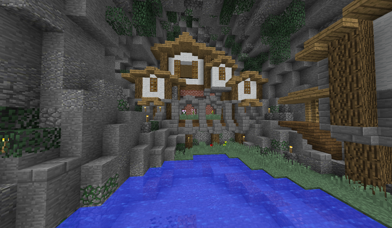 Cavern Home Minecraft Map