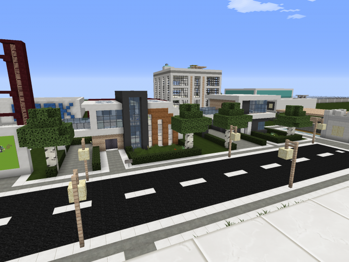 Modern city Minecraft Map