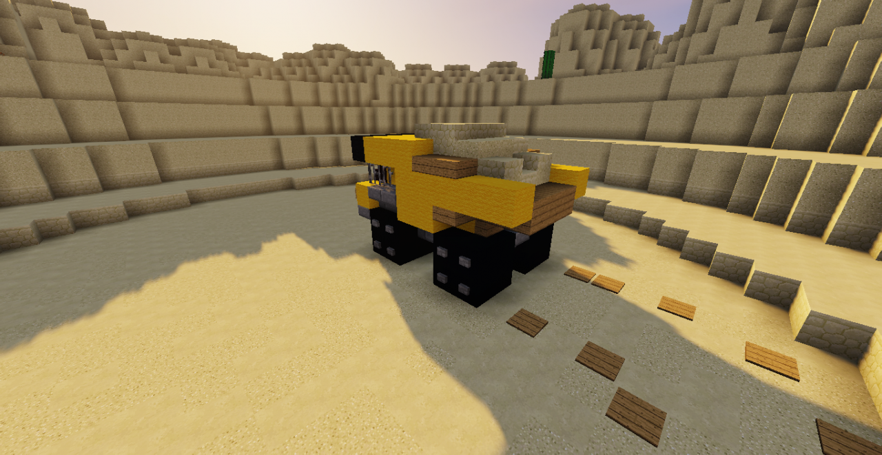 Caterpillar 773B Dump Truck Minecraft Map