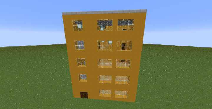 Yellow Classic Apartment Minecraft Map