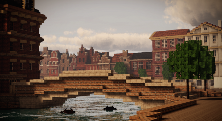 Steigersgracht, Rotterdam, Netherlands Minecraft Map